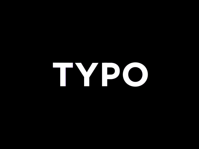 Typo Animation by Marek Mundok on Dribbble