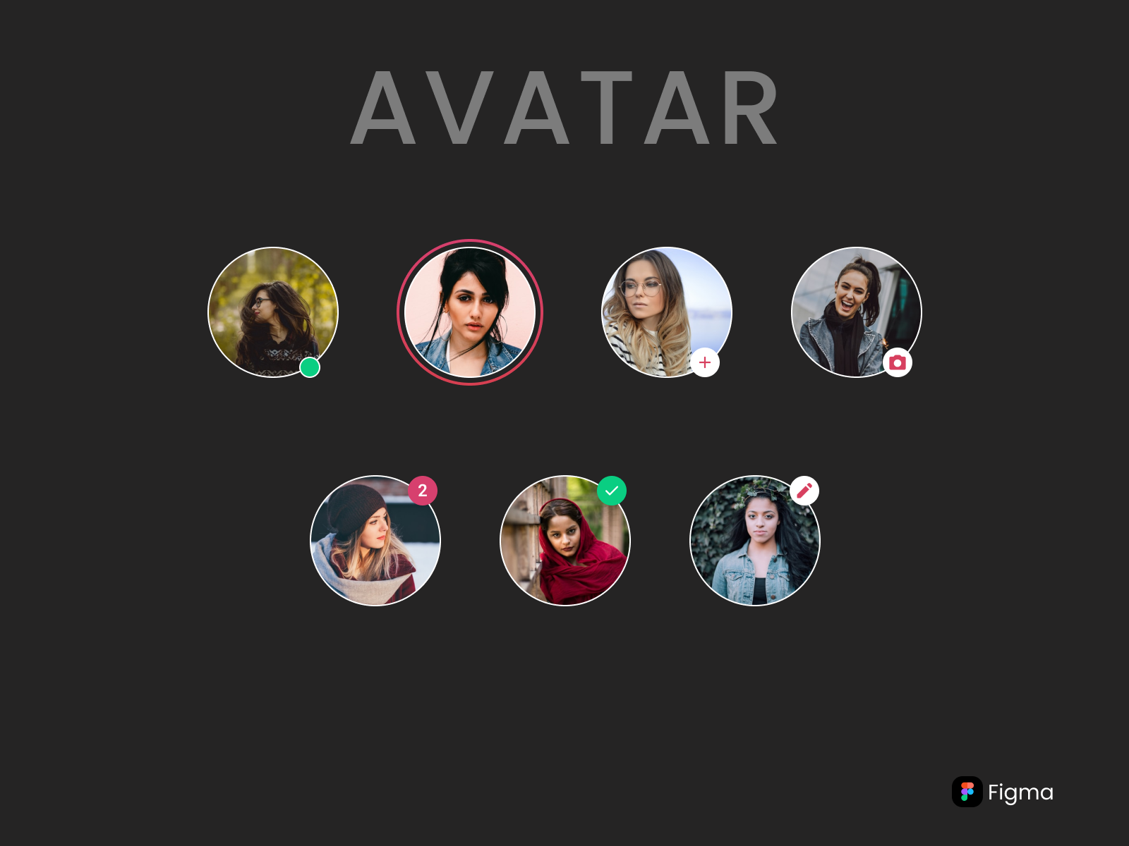 Avatar by Venkata Haritha on Dribbble