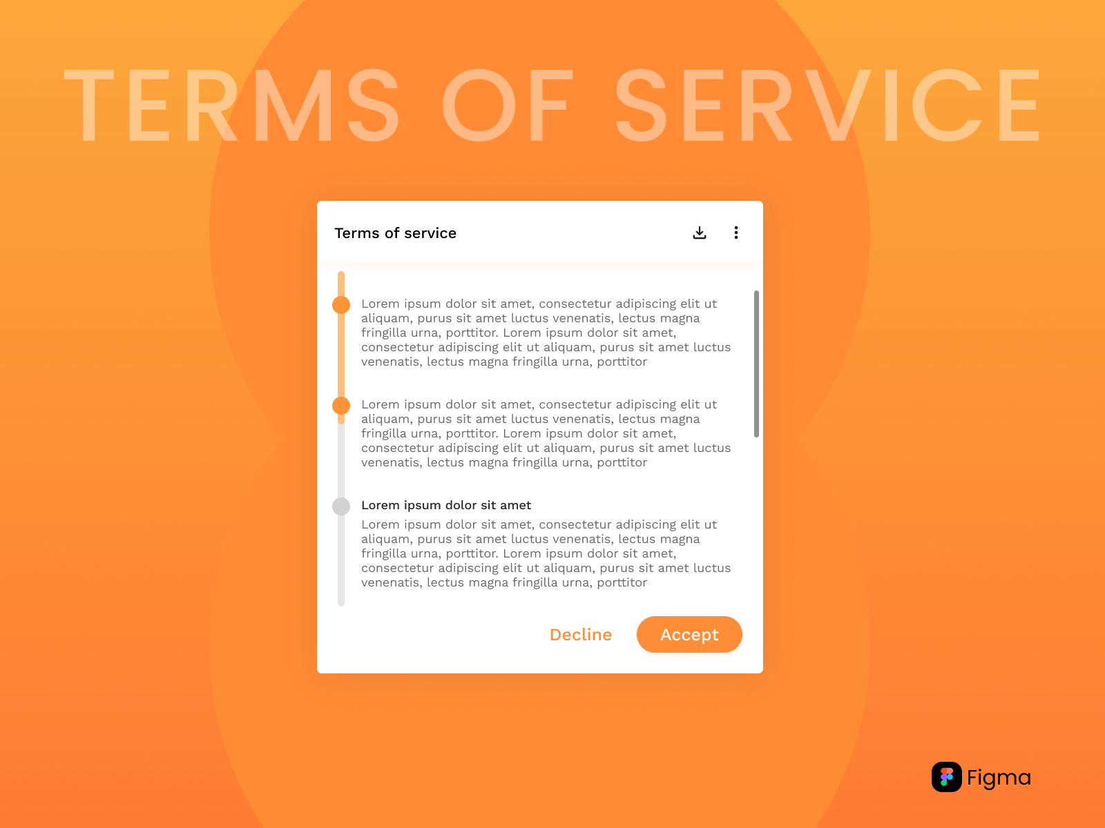 Terms Of Service By Venkata Haritha On Dribbble