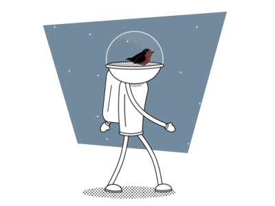 Space Walk by Robin van den Bemt on Dribbble