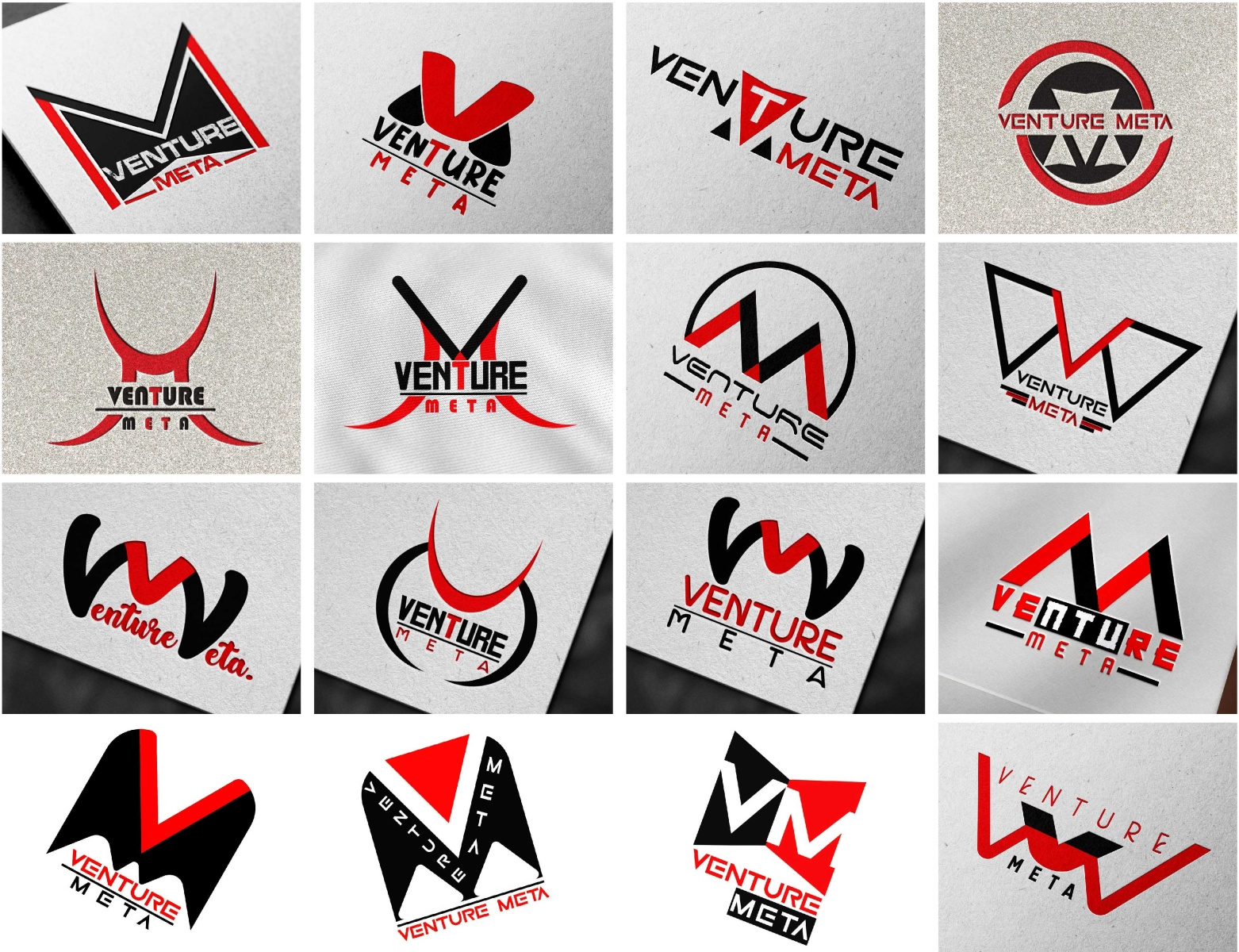 Venture Meta Logo by Amit Sarkar on Dribbble