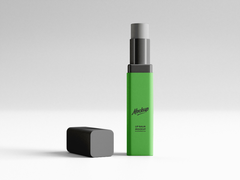 Free Lip Balm Mockup by Mockup Hunts on Dribbble