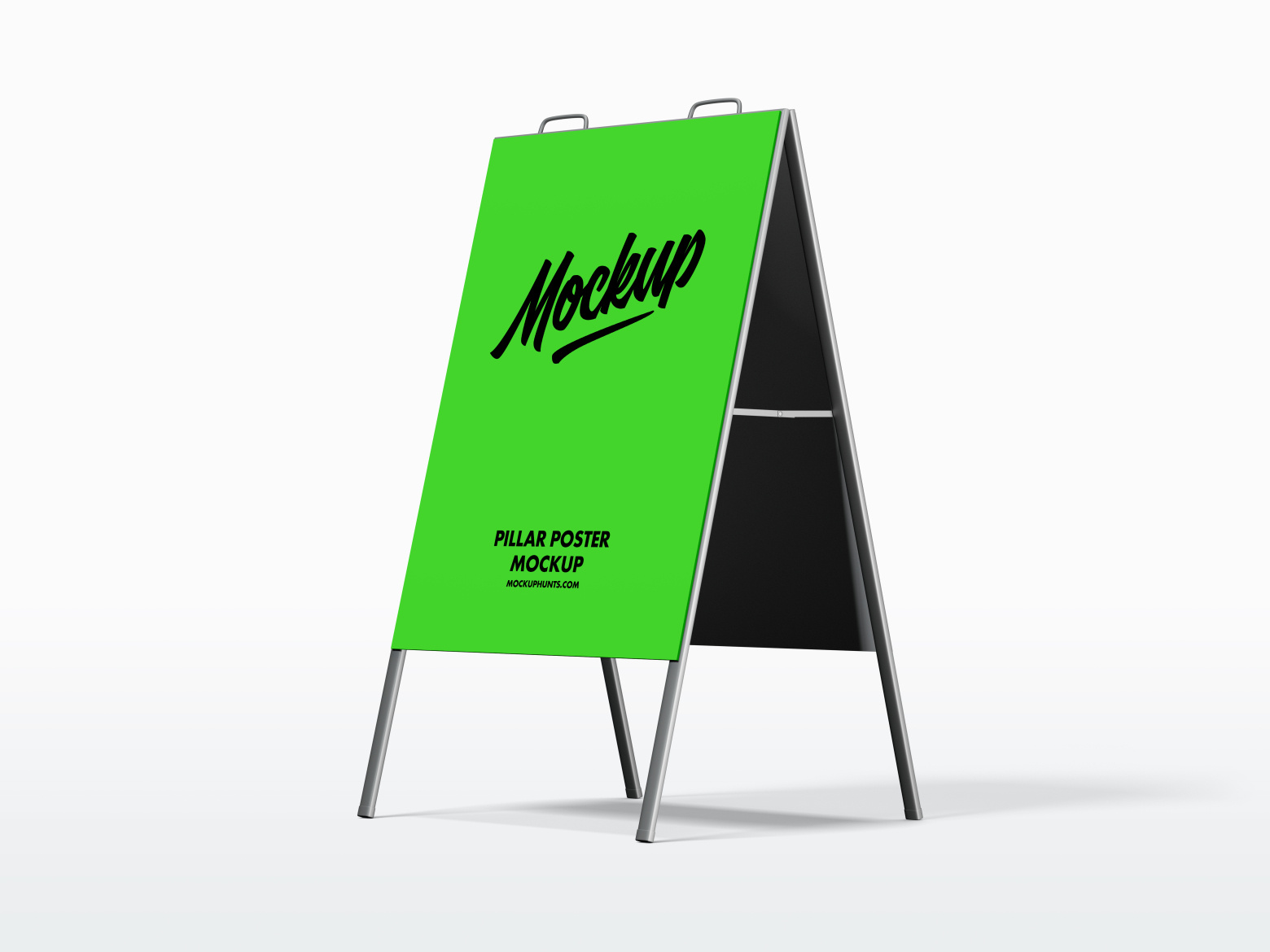 Free Pillar Poster Mockup by Mockup Hunts on Dribbble