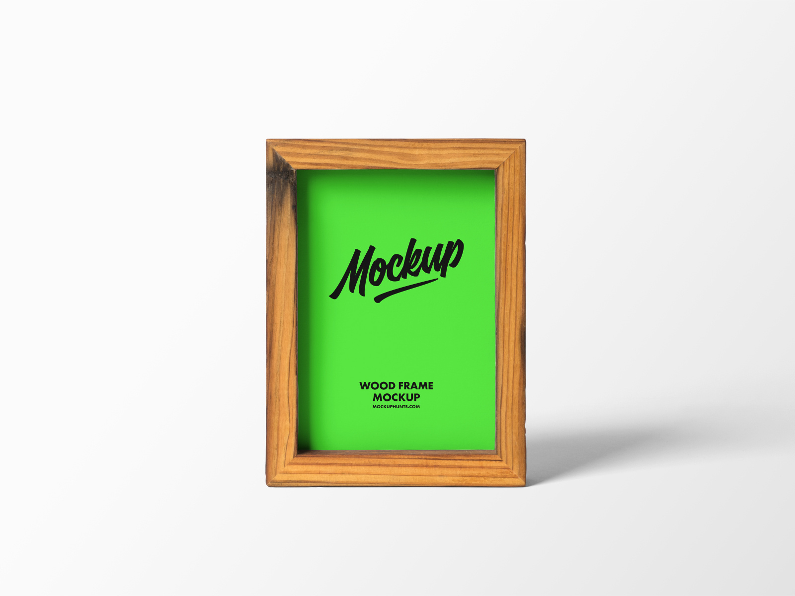 Free Wood Frame Mockup by Mockup Hunts on Dribbble
