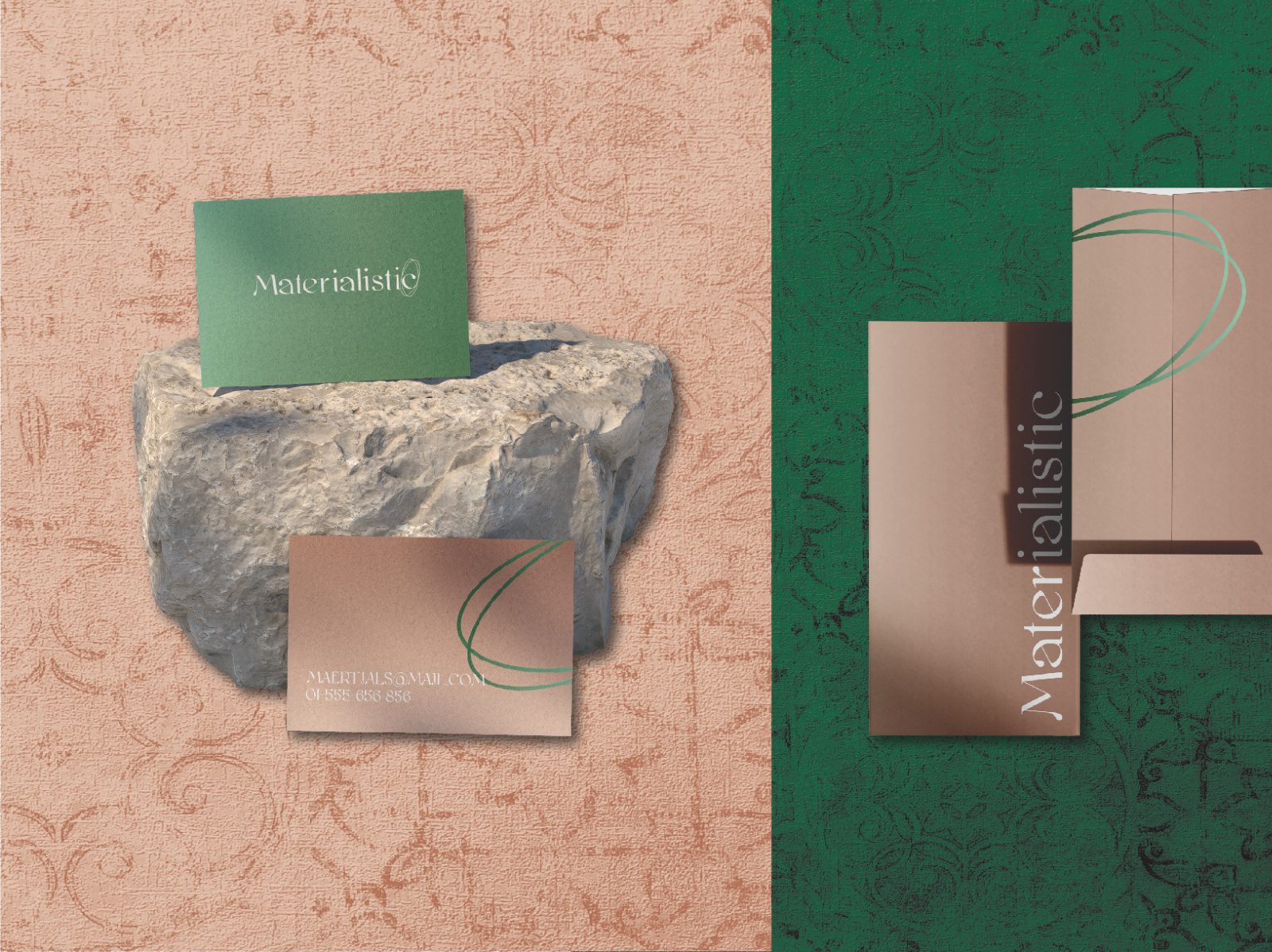 MATERIALISTIC BRAND IDENTITY SYSTEM by Abdullah Shahid on Dribbble