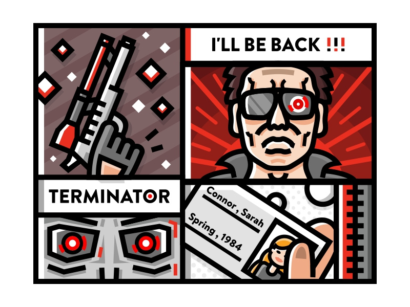 Sa9527-Movie & Terminator by SA九五二七 on Dribbble
