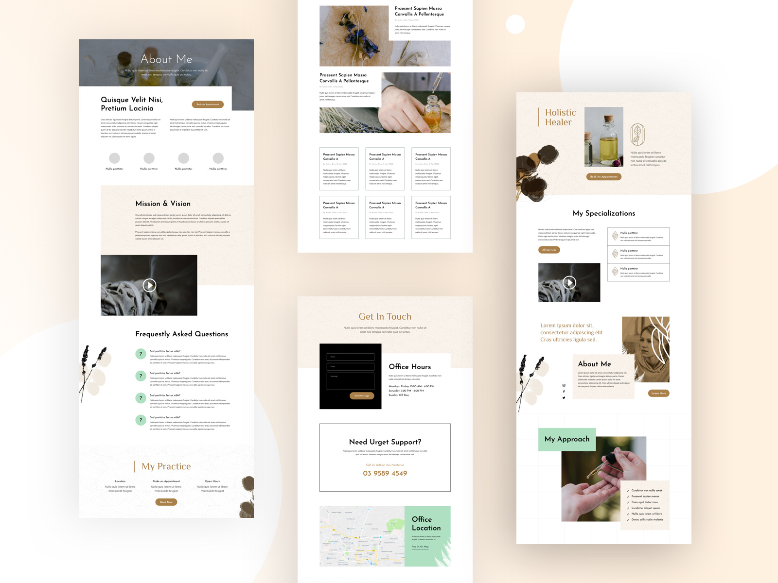 Holistic Healer Website Design For Divi by Sayeed Ahmad for Elegant ...