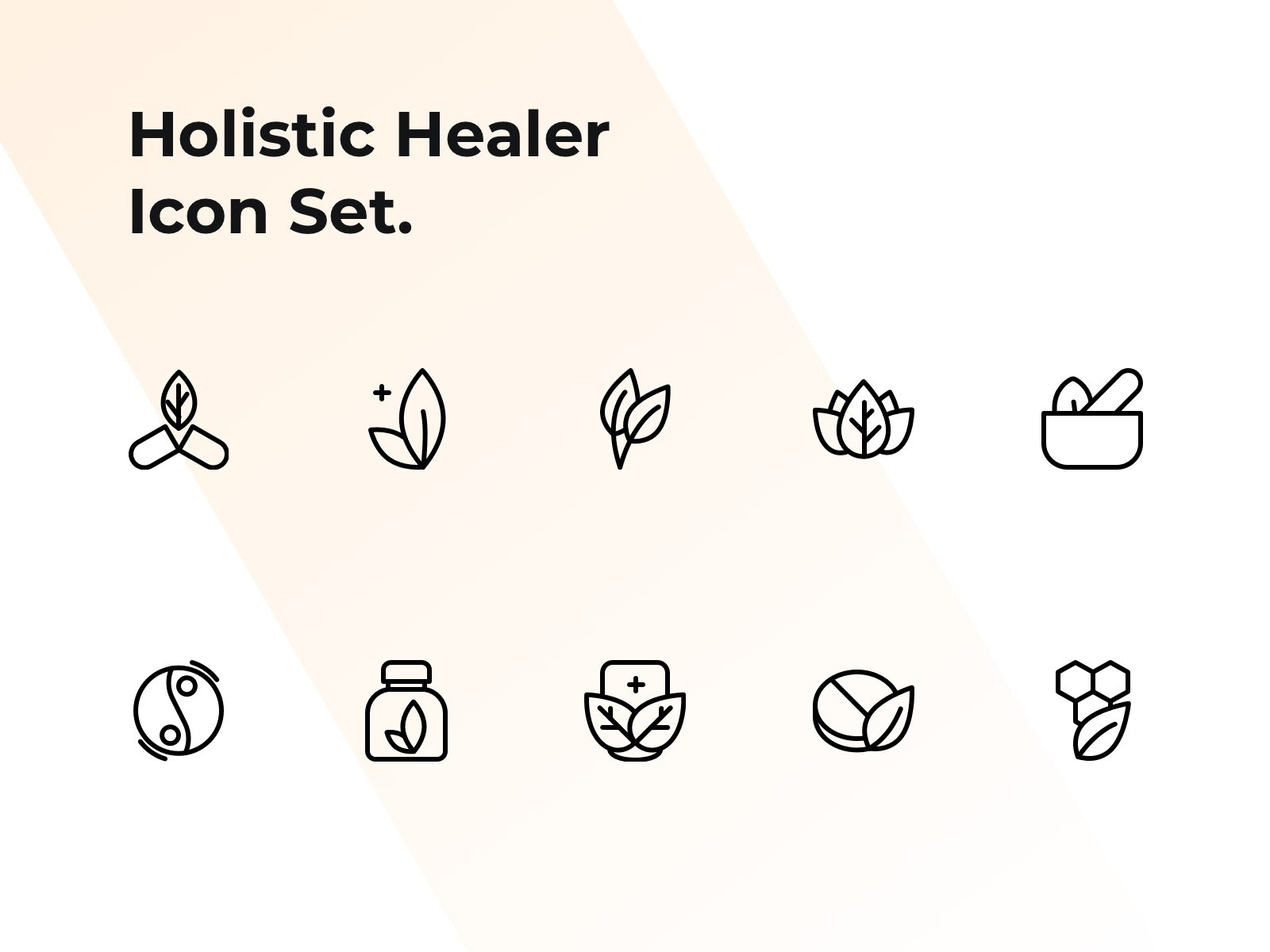 Holistic Healer Icon Set by Sayeed Ahmad for Elegant Themes on Dribbble