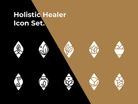 Holistic Healer Icon Set by Sayeed Ahmad for Elegant Themes on Dribbble