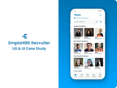 EmploHIRE Recruiter - Case Study by Mohammed Suhail on Dribbble