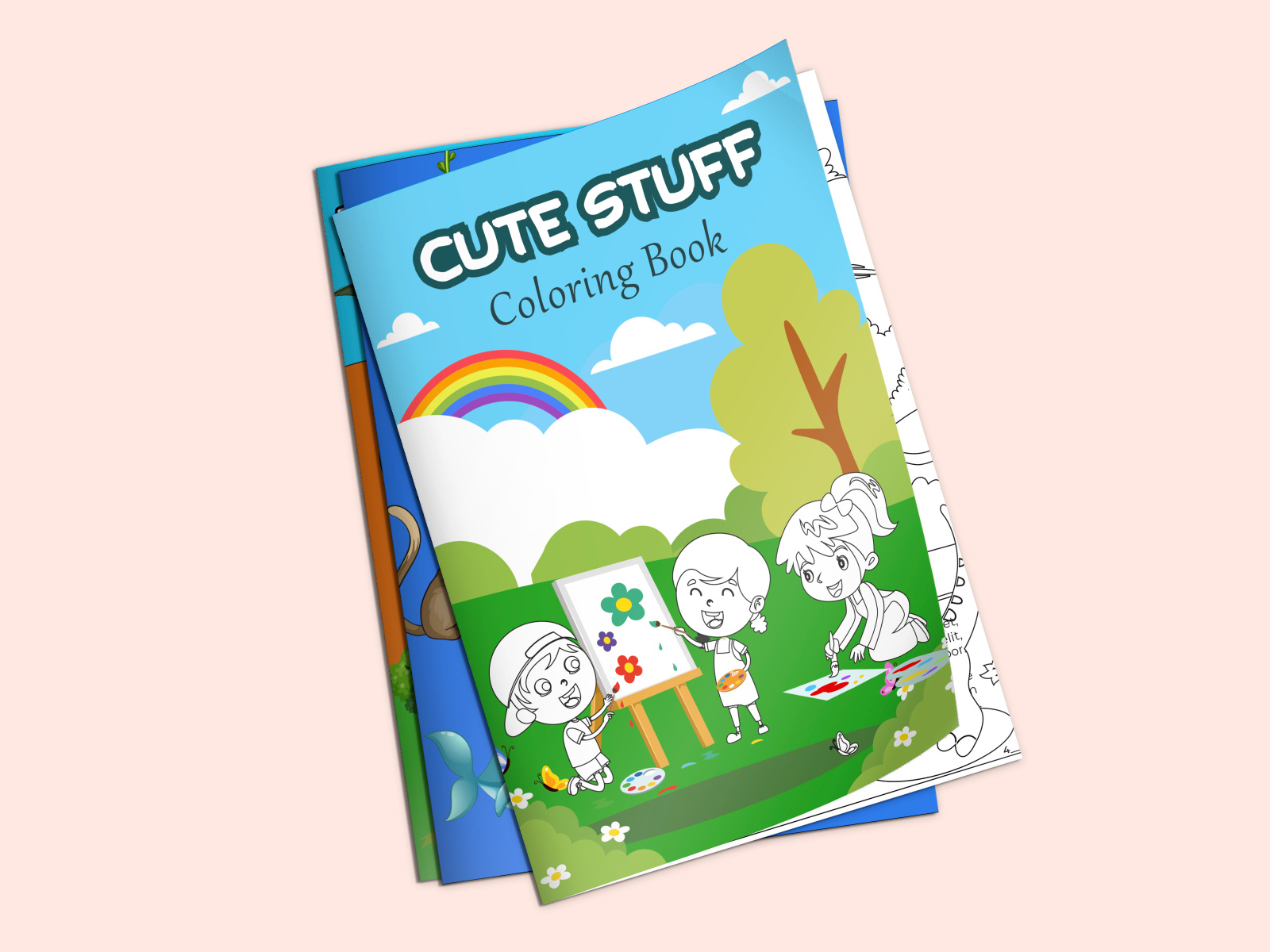 Cute stuff coloring book by Jatan Chowdhury on Dribbble