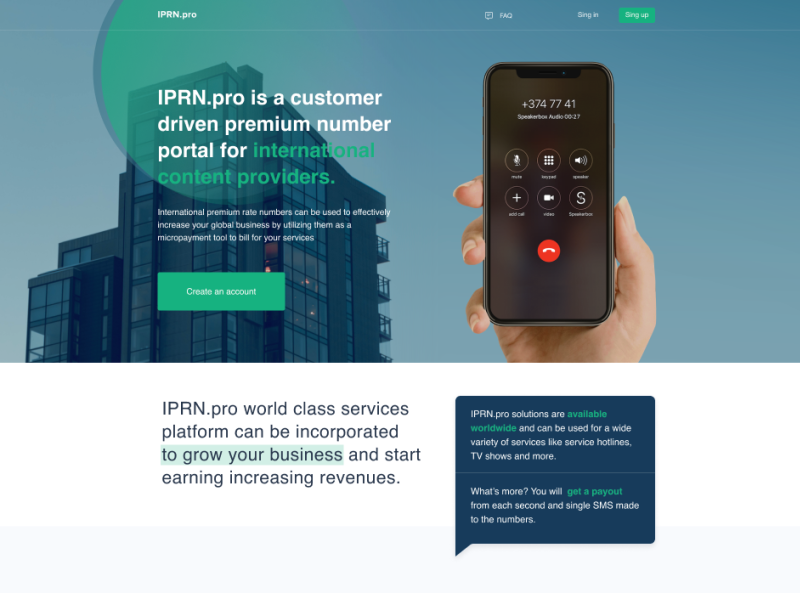 IPRN.pro by Elena Pliner on Dribbble
