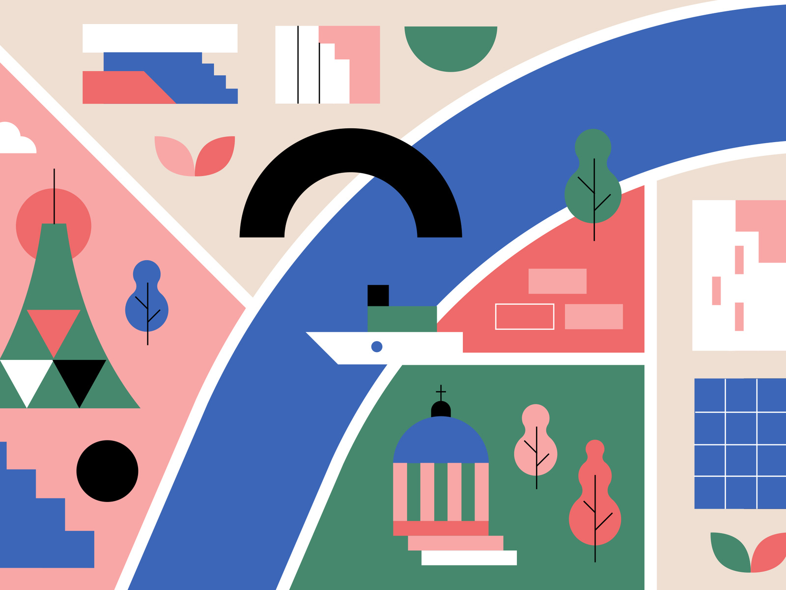 City Map Fragment VI by koivo on Dribbble