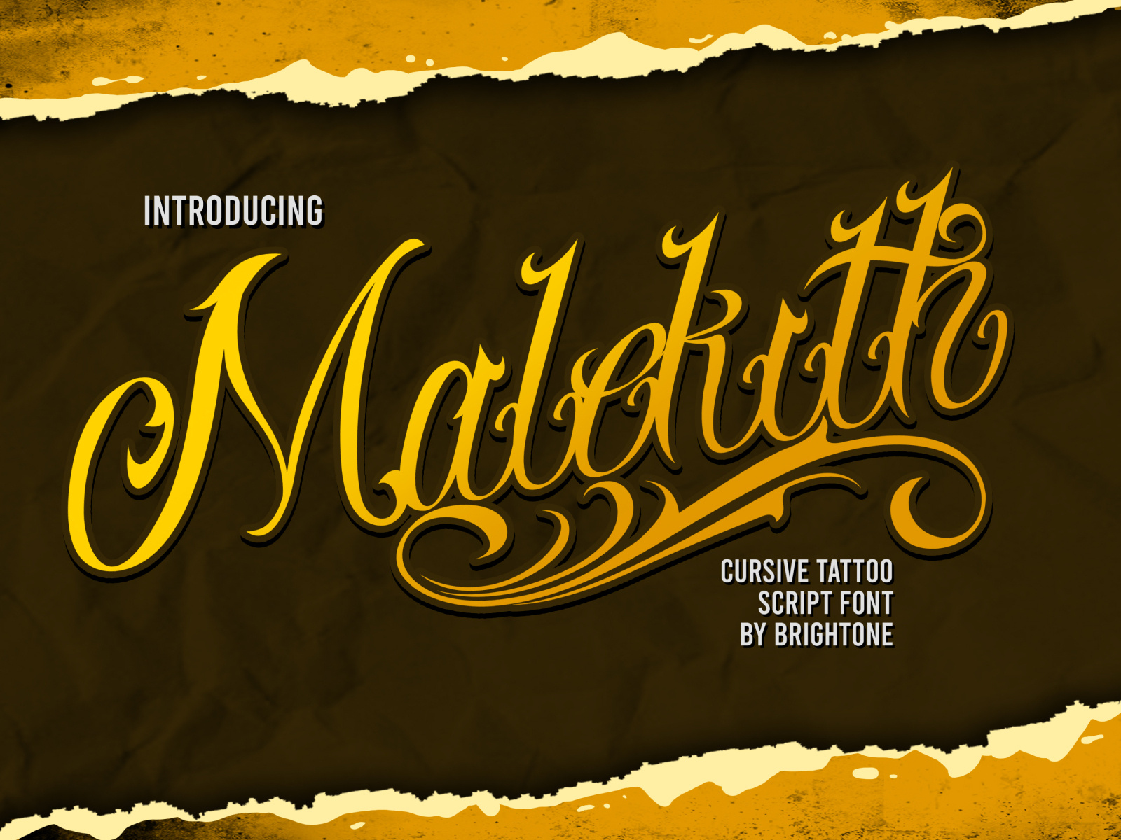 Malekith - Tattoo Script Font by satrio on Dribbble