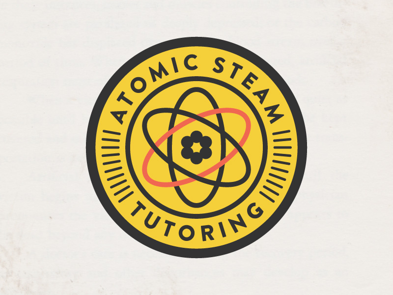 Atomic Steam Tutoring Logo by Cameron Jennings on Dribbble
