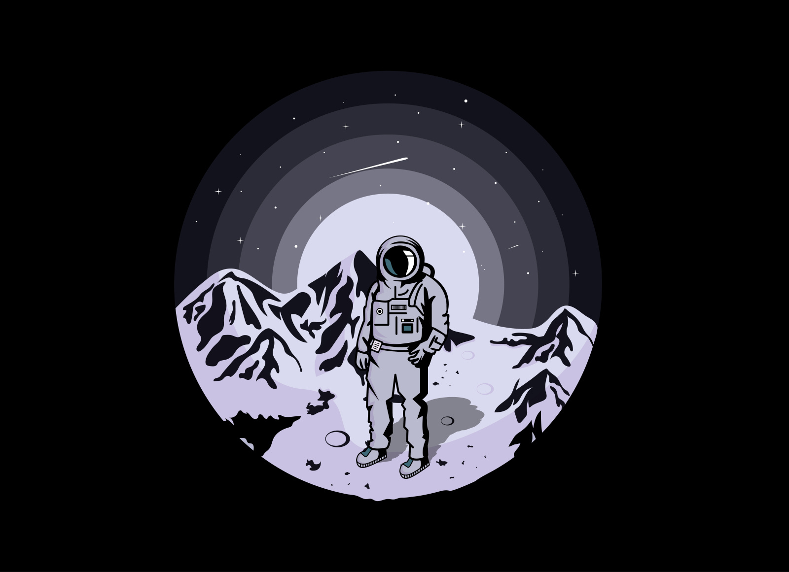 space vision-illustration by sakina.walji on Dribbble