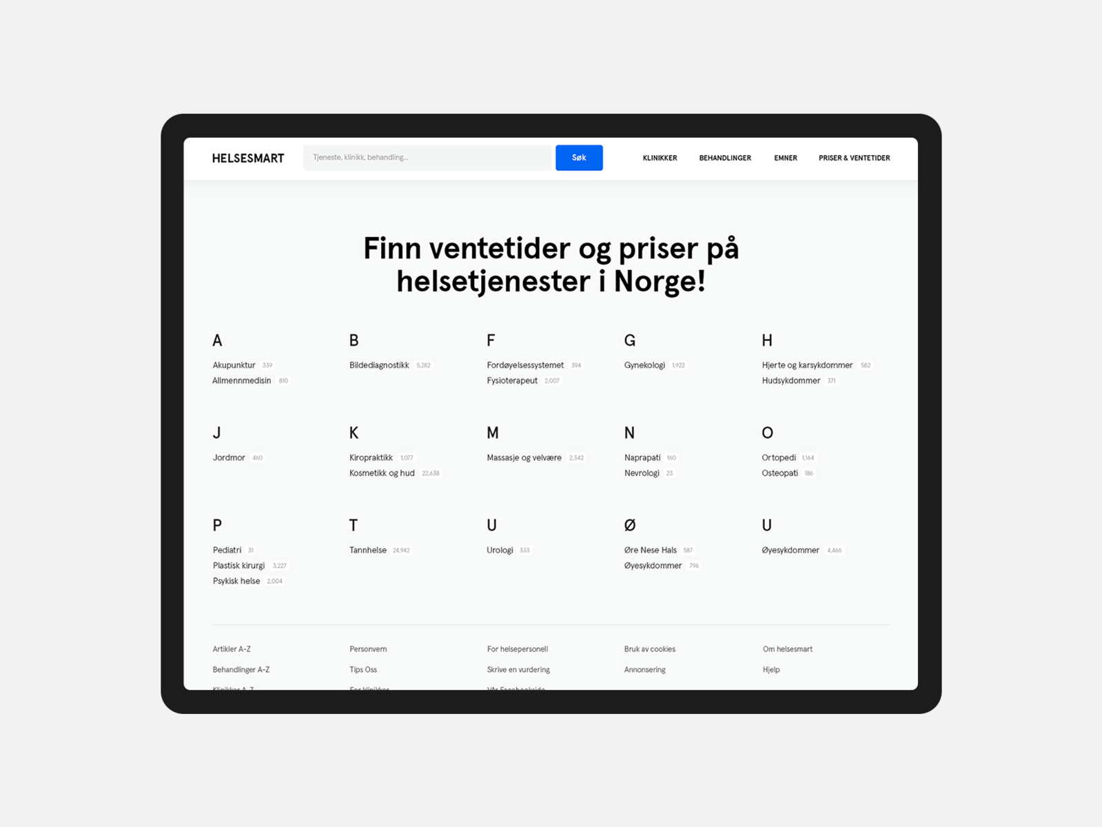 Helsesmart. Norway medical treatment service by Artem Panchenko on Dribbble