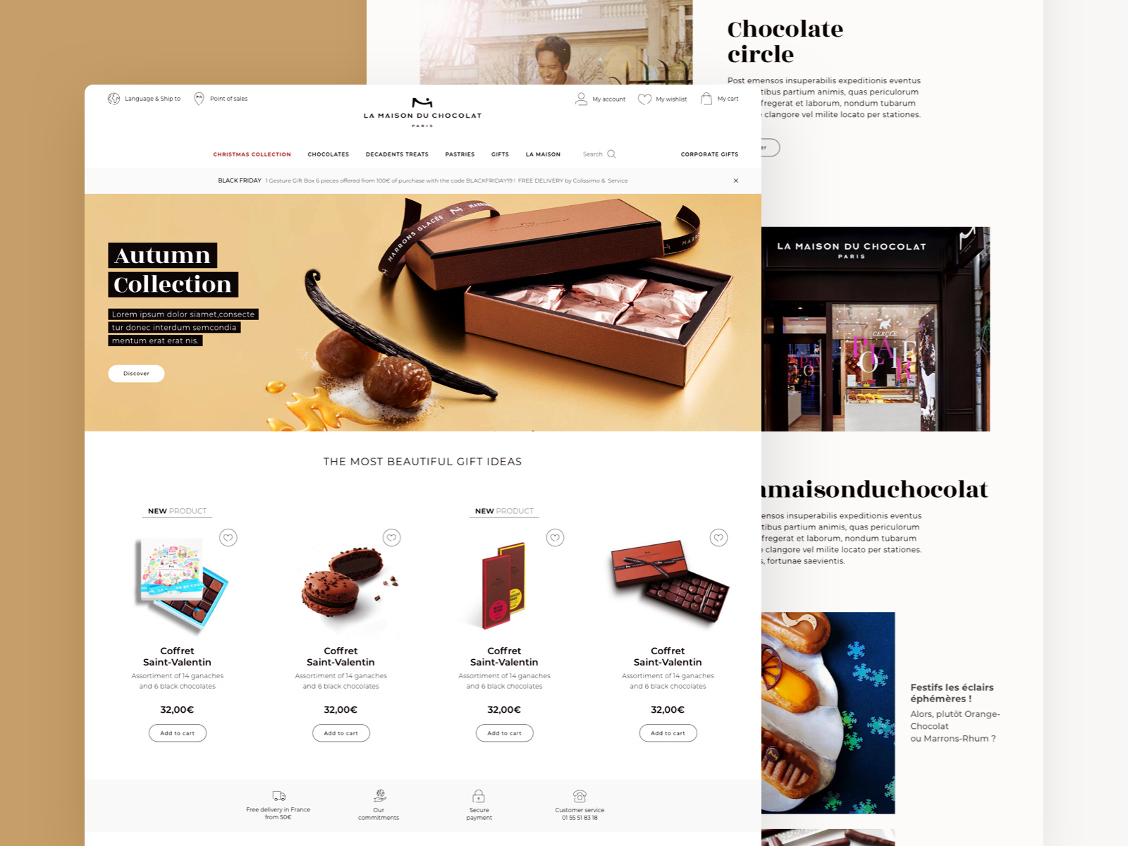 Maison du Chocolat Website by Agence Dn'D on Dribbble