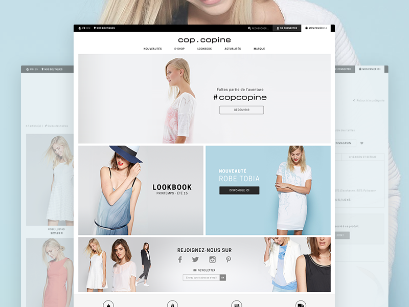 Cop Copine Website by Agence Dn'D on Dribbble