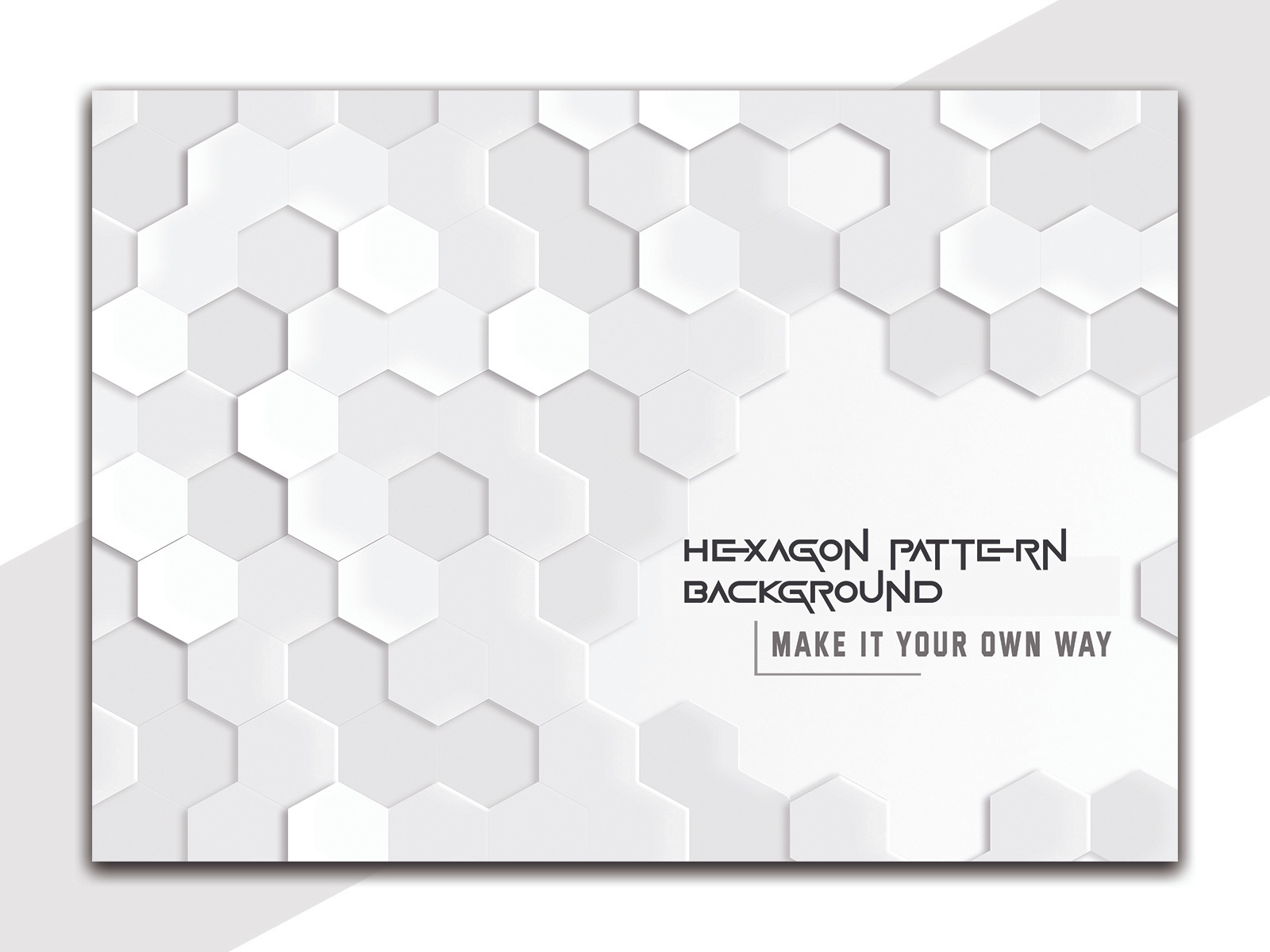 Pattern Hexagon Background Template GraphicsMarket.net by ...