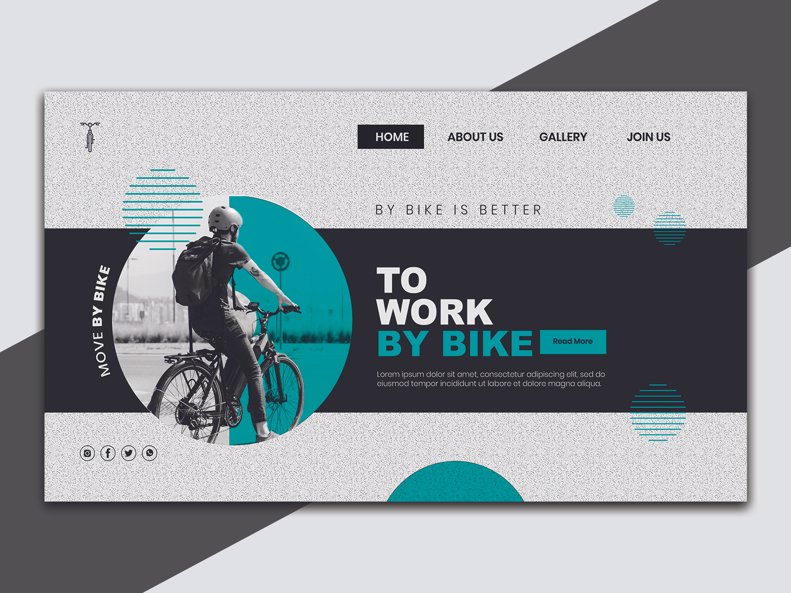 Bike Free Landing Page Template GraphicsMarket.net by GraphicsMarket ...