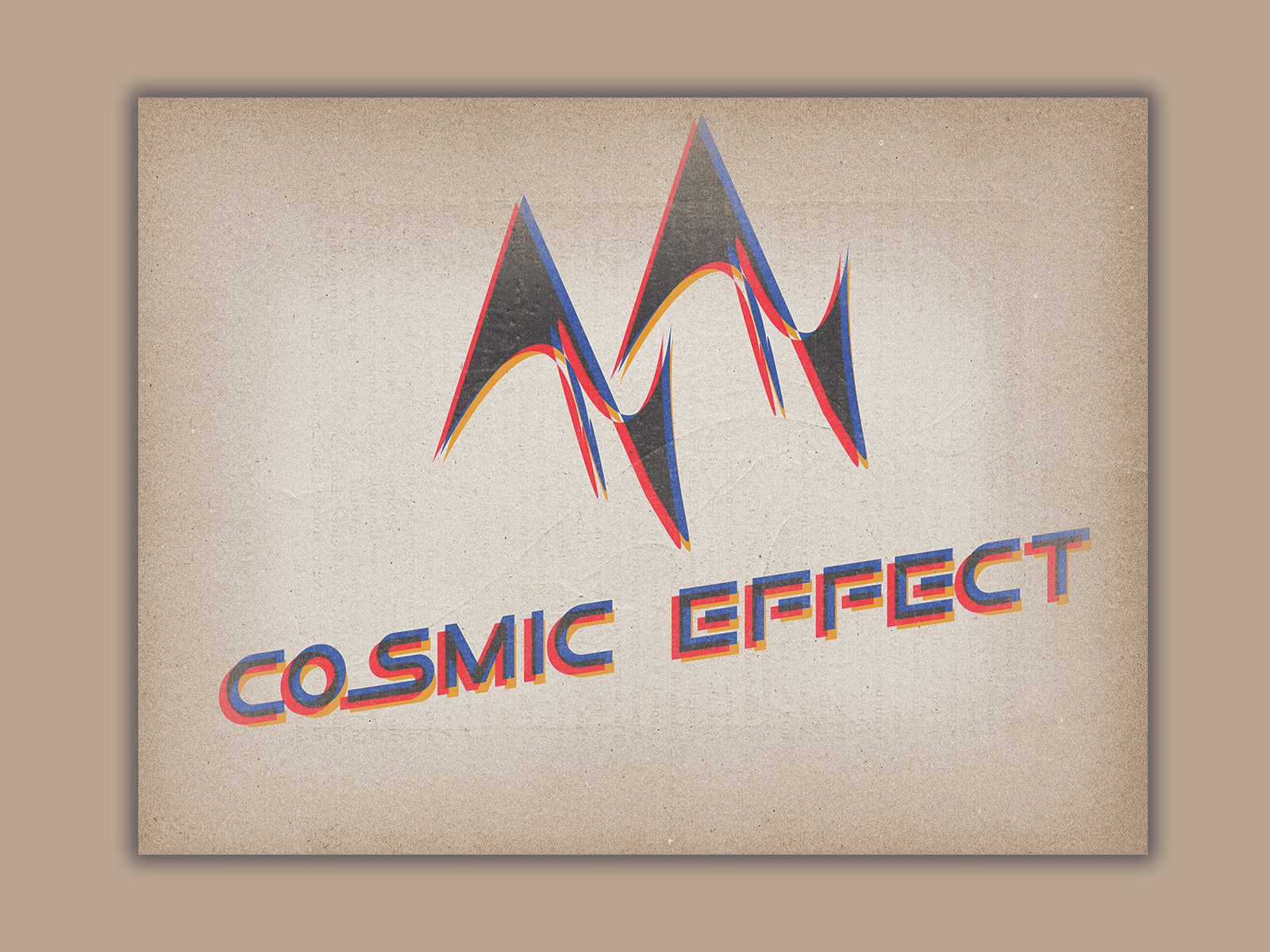 Cosmic Effect Logo Mockup GraphicsMarket.net by GraphicsMarket.net on ...