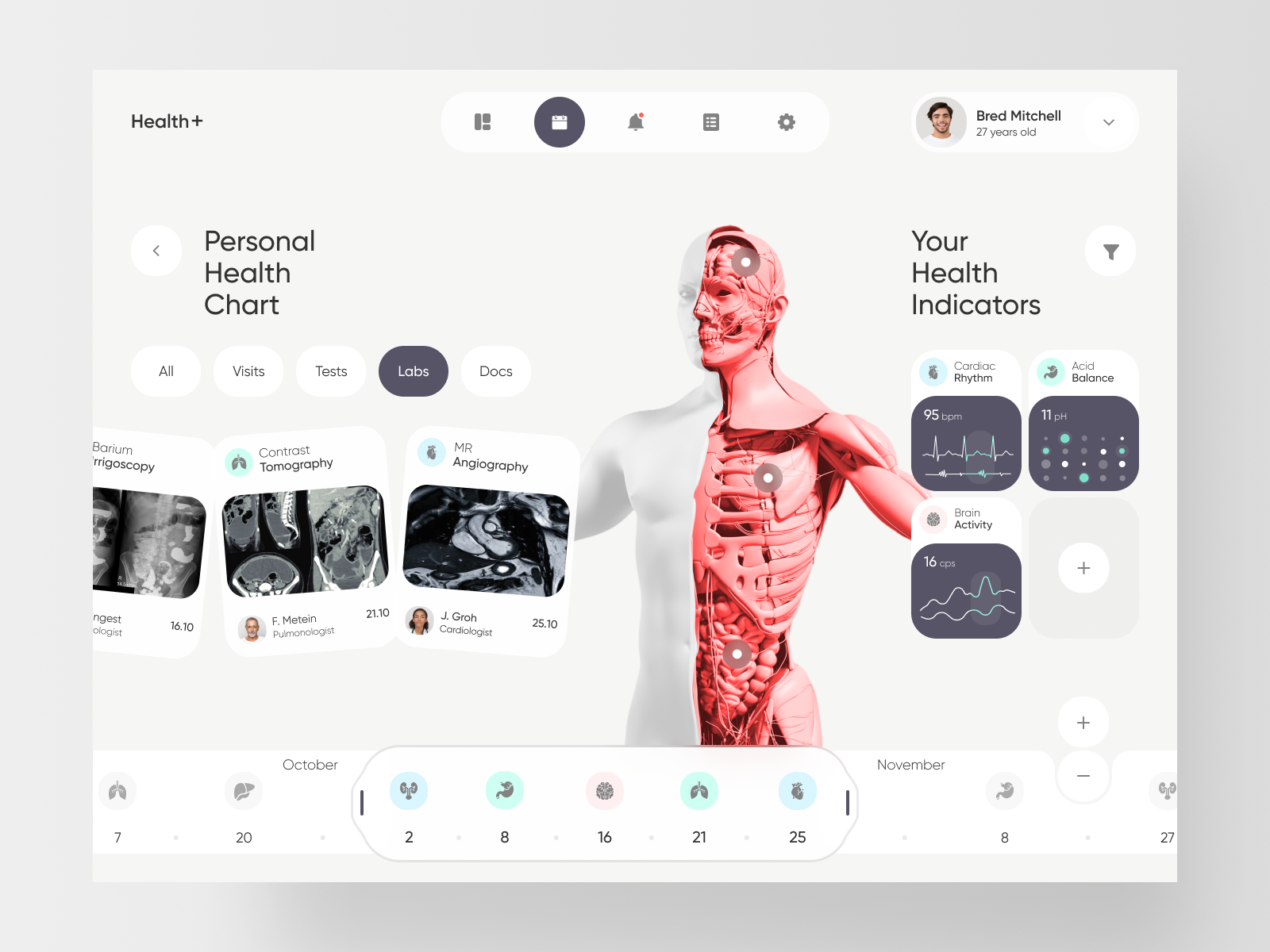EHR - Personal Health Chart (Web3 Project) by Jack L. for RonDesignLab ...