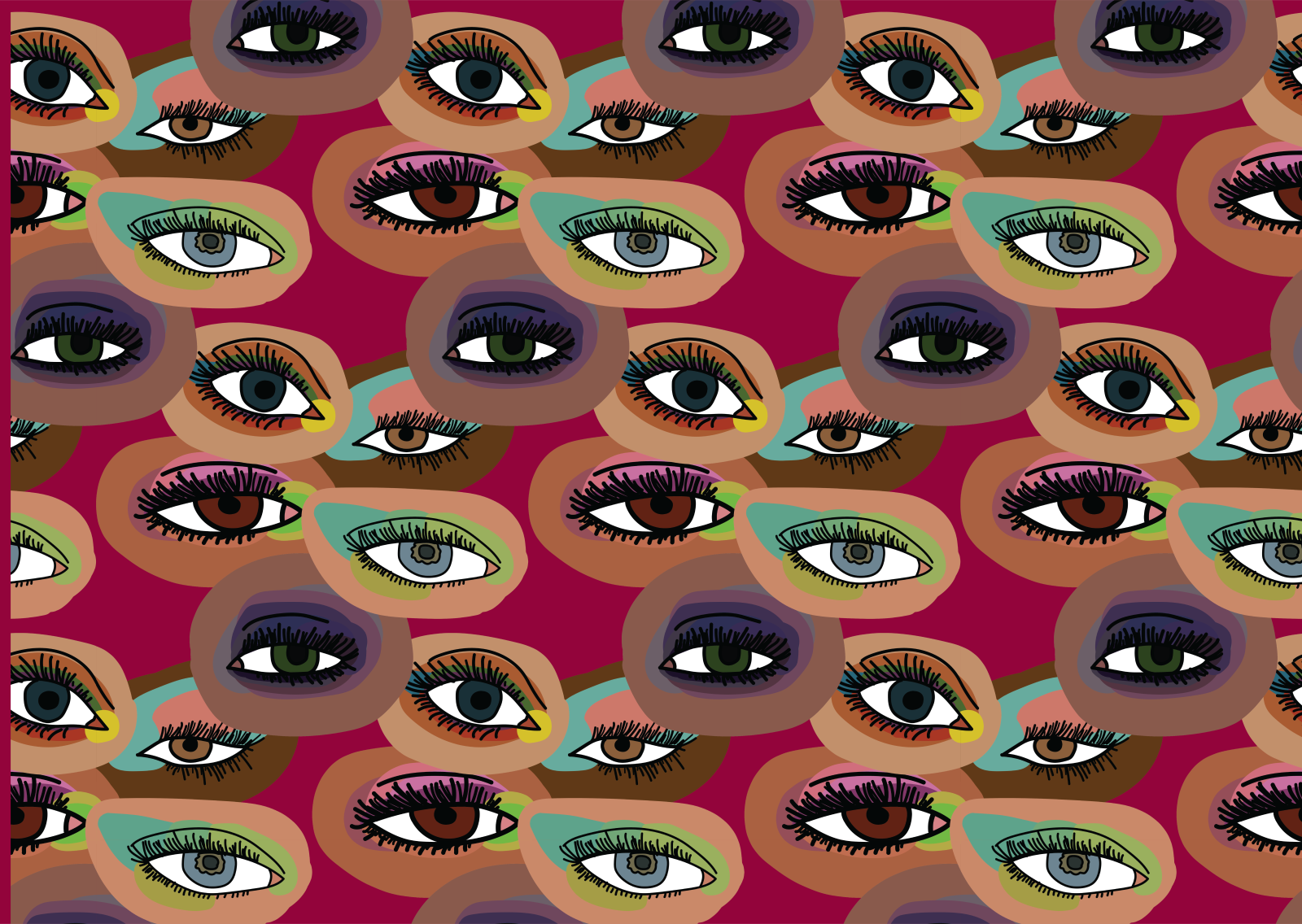 Eye Pattern by Courtney Graben by Courtney Graben- Freelance Surface ...