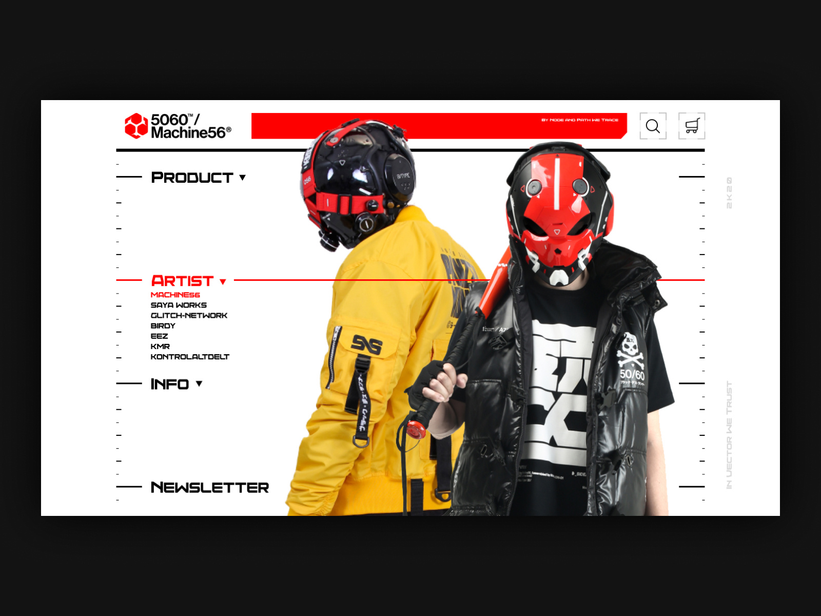 Machine56 UI by Andrey Uzkov on Dribbble