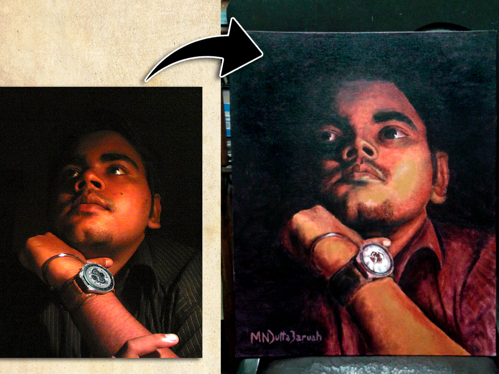 Oil Portrait by Mdbgraphicarts on Dribbble