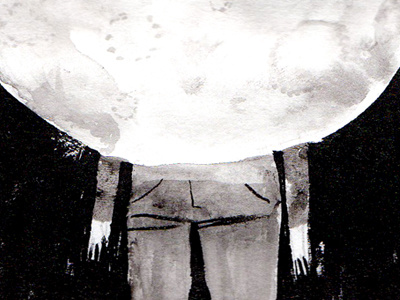 moon face by Jen Collins on Dribbble