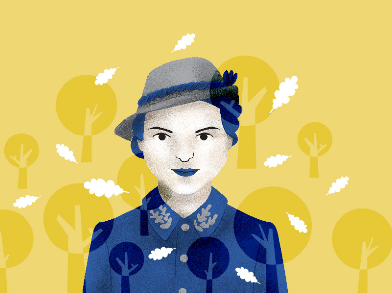 Portrait of Aurora Gruescu by Dinksy on Dribbble