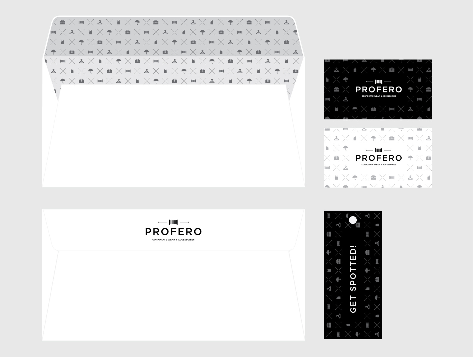 Visual identification for Profero by Dinksy on Dribbble