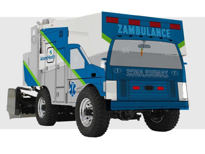 Orlando Solar Bears Zamboni Wrap by Cameron Hathaway on Dribbble