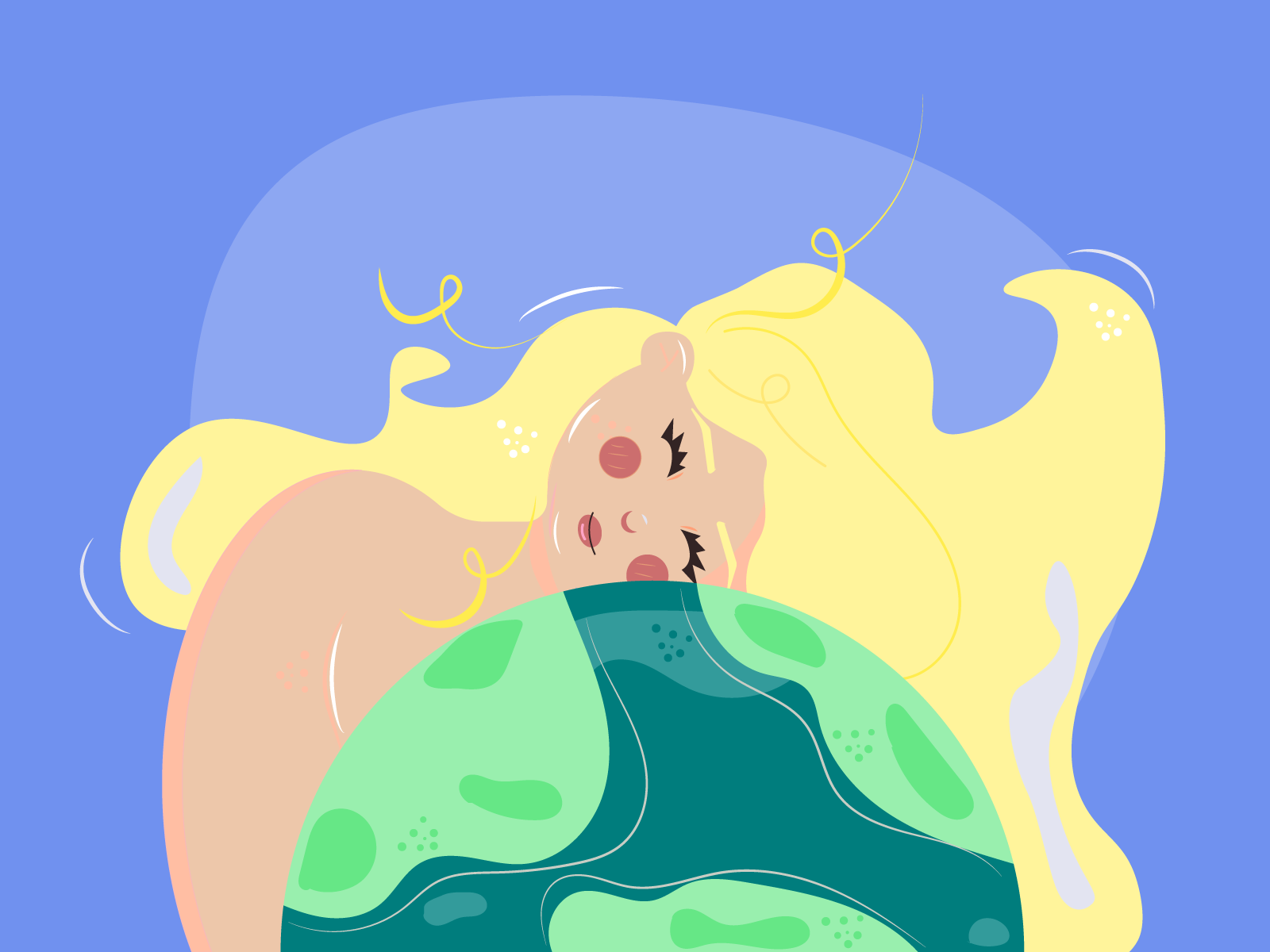 World Hold On By YULIIA On Dribbble world-hold-on-by-yuliia-on-dribbble