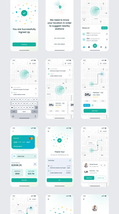 Speed Ride Sharing Mobile App by Joy Saha on Dribbble