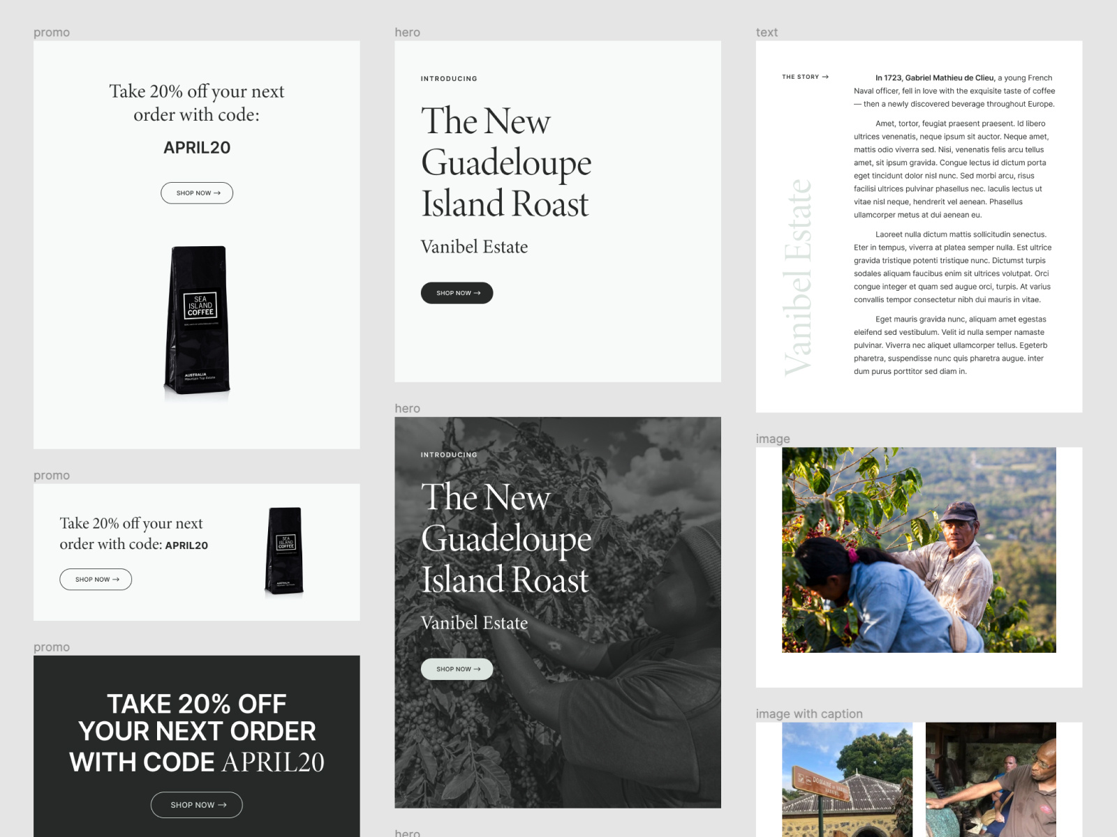 Email Templates by Colin Henderson on Dribbble