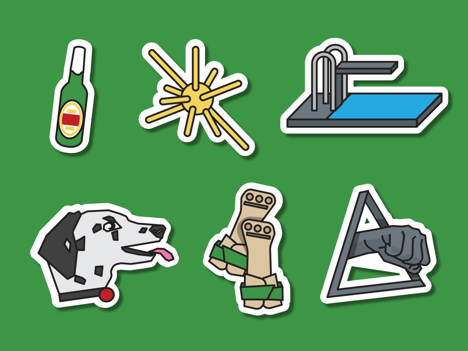 Detroit Random Objects by Gabriel Sánchez on Dribbble