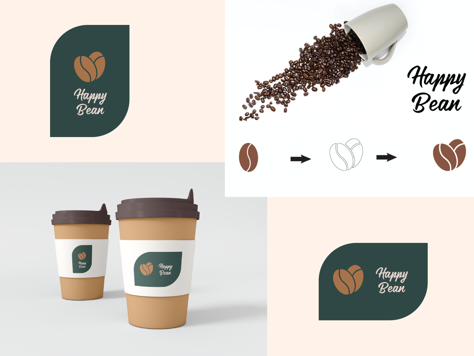 Happy Bean by mariam on Dribbble