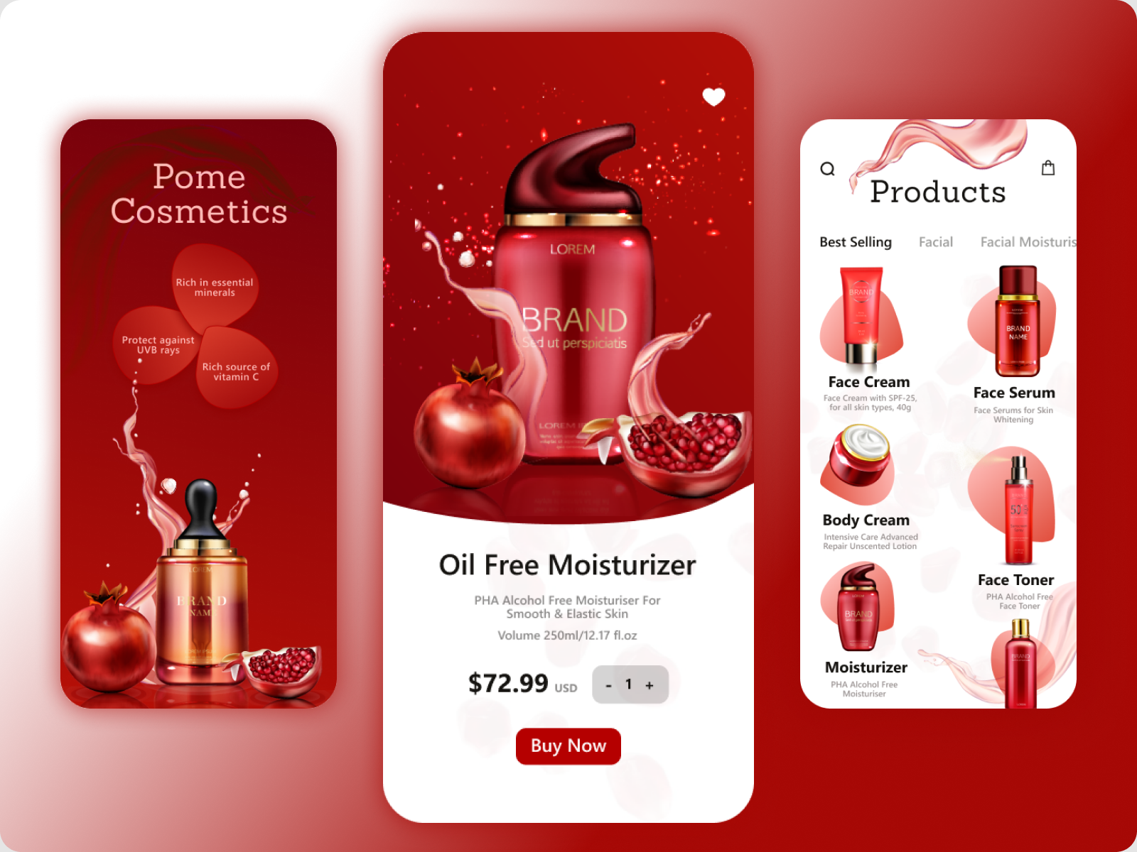 Beauty Product - App Design by Jyouiux on Dribbble
