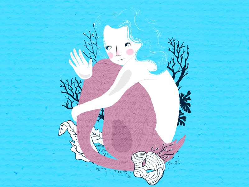 Mermaid by María Tuti on Dribbble