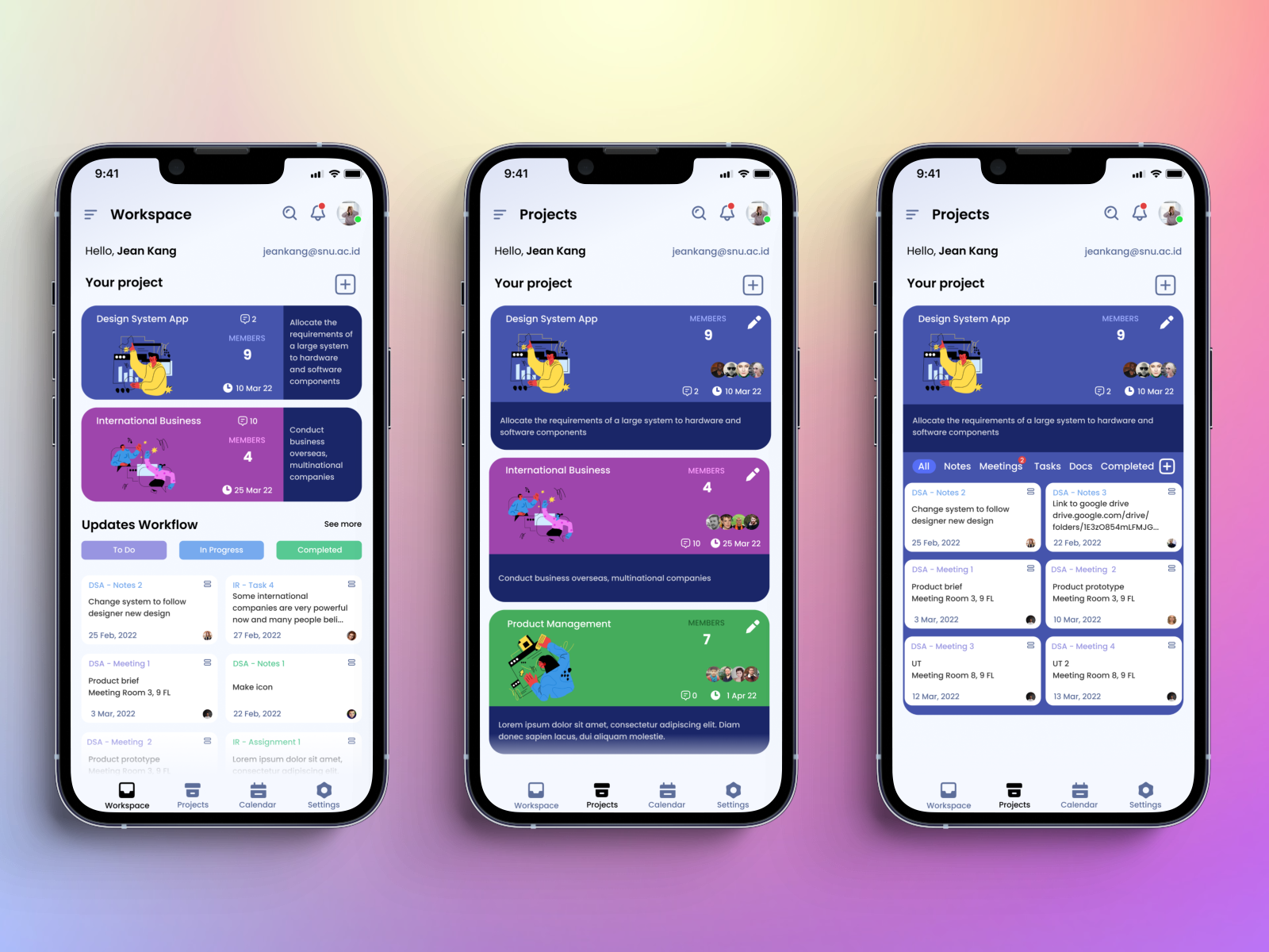 Kanban / Task Management UI Design App by Jonathan Herlim on Dribbble