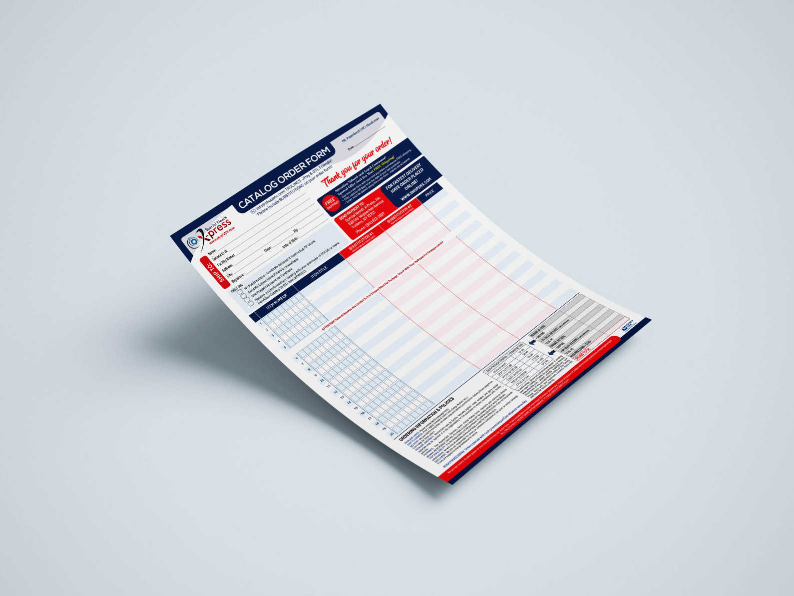 Order Form Design by Janaka Wijerathna on Dribbble