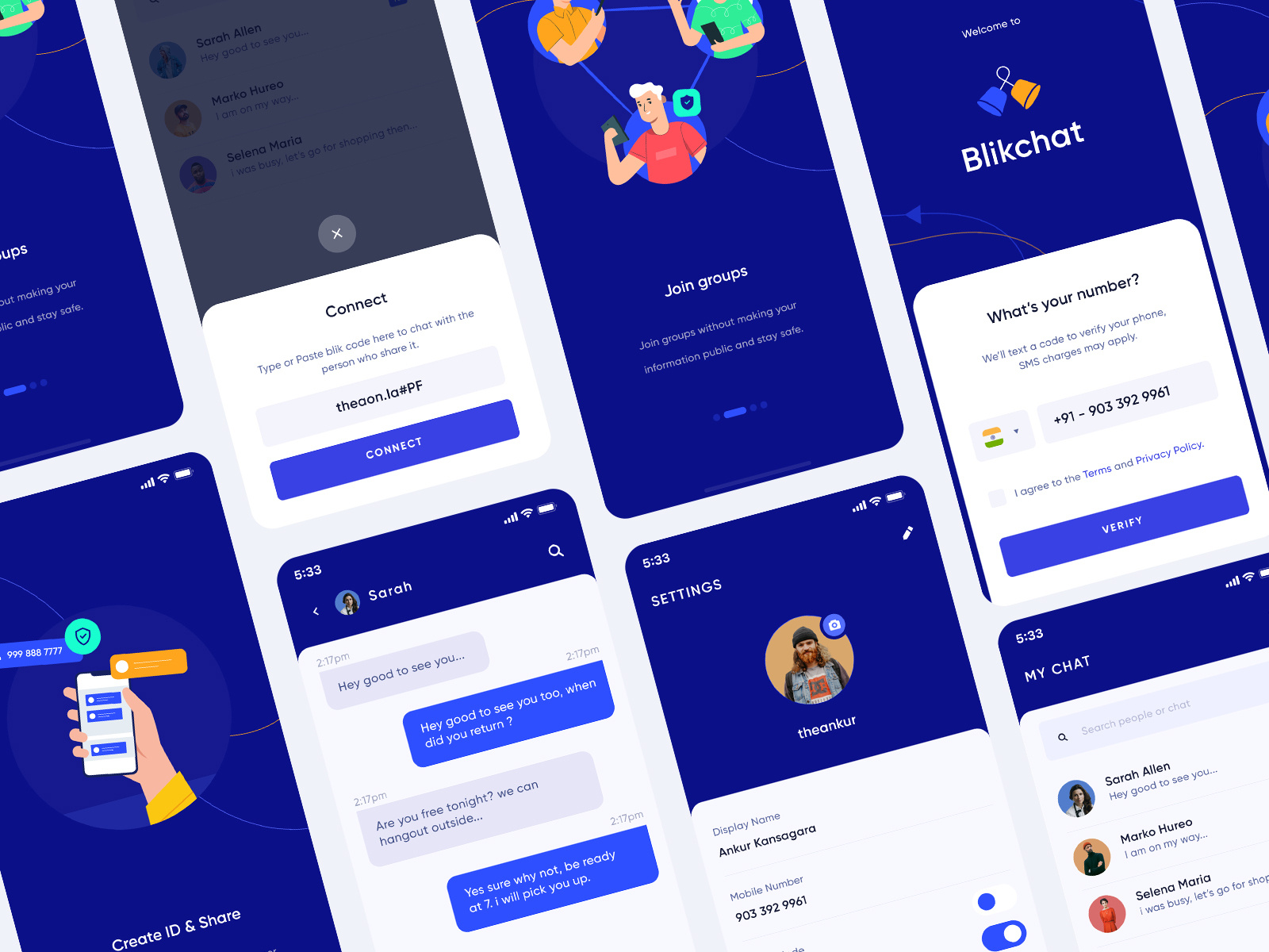 Blik Chat App Redesign by Mythics Design on Dribbble