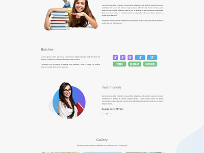 Education Landing Page Design by Mythics Design on Dribbble