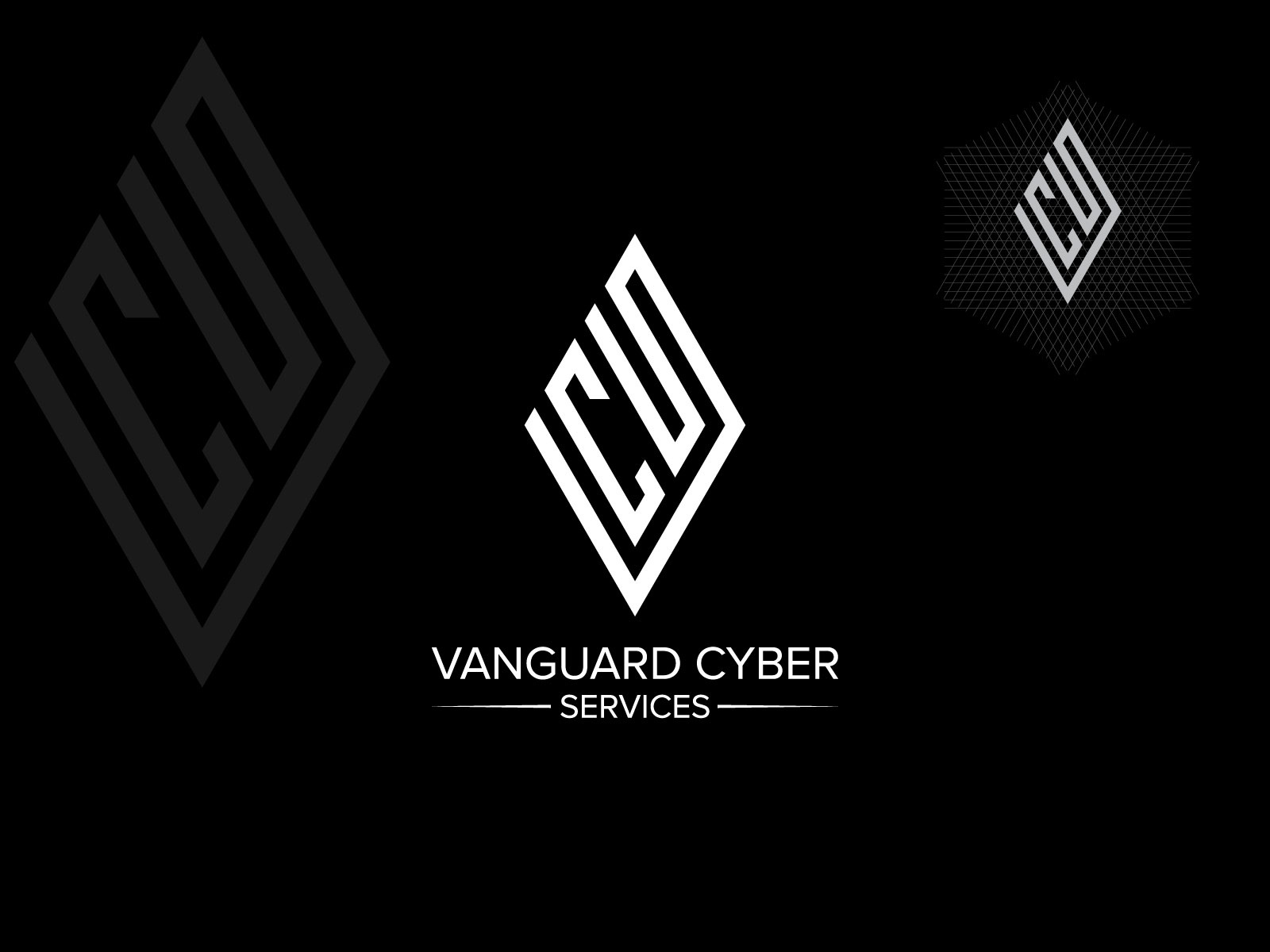 Vanguard Cyber Services /V C S letter logo by Rebeka Sultana on Dribbble