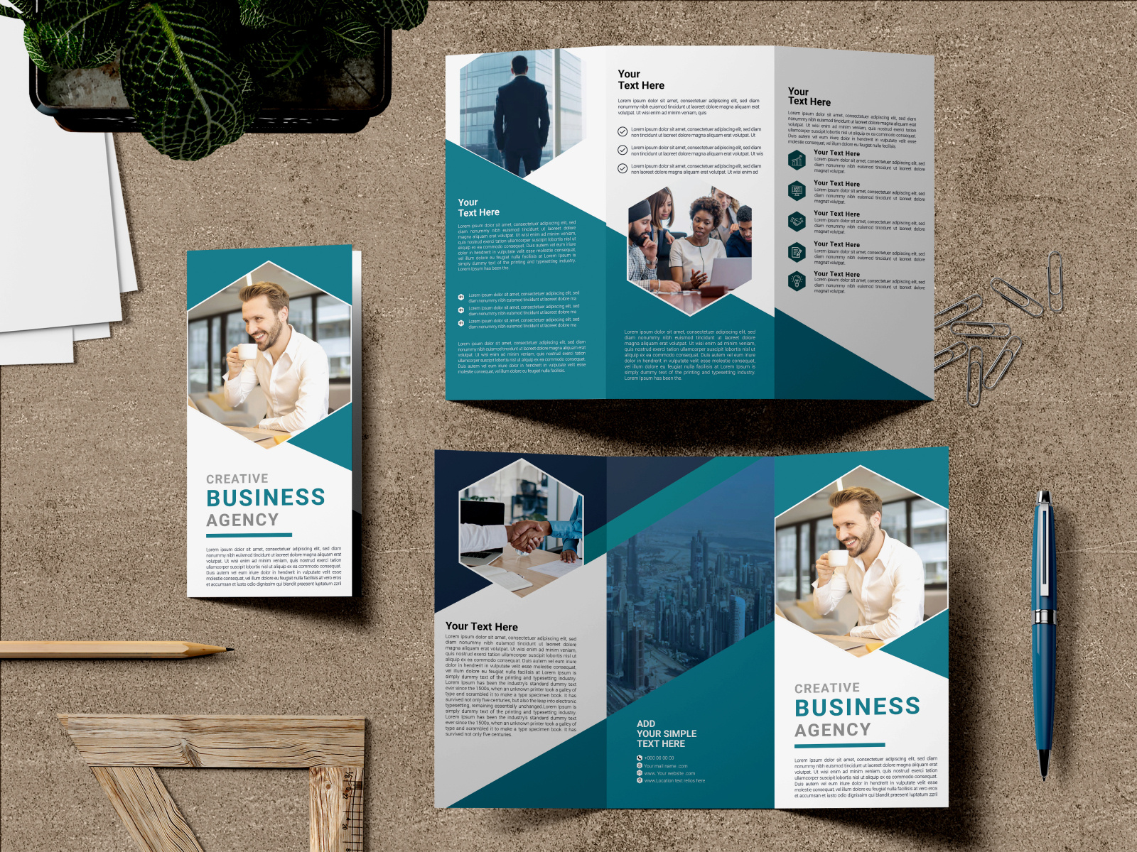 Luxury, Corporate Trifold Brochure Design by Tuhin Chakma on Dribbble