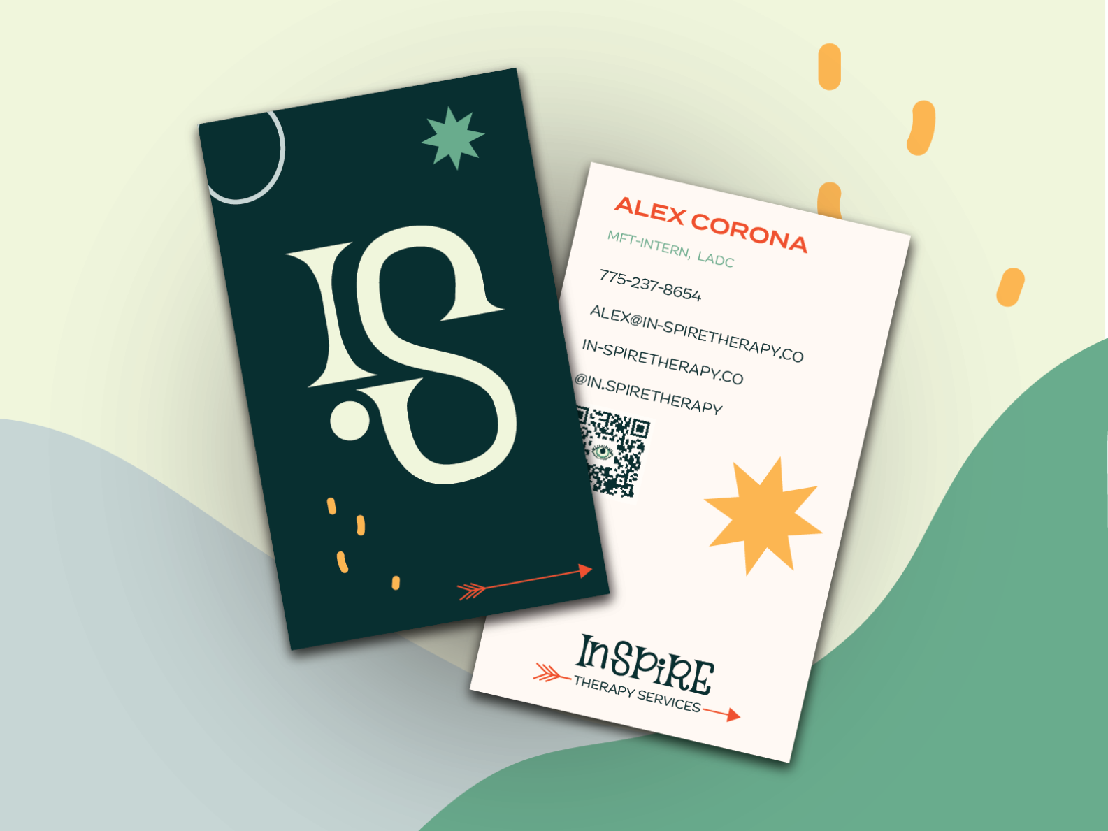 In-Spire Therapy Business Card & Logo Design by Rachael Blizzard on ...