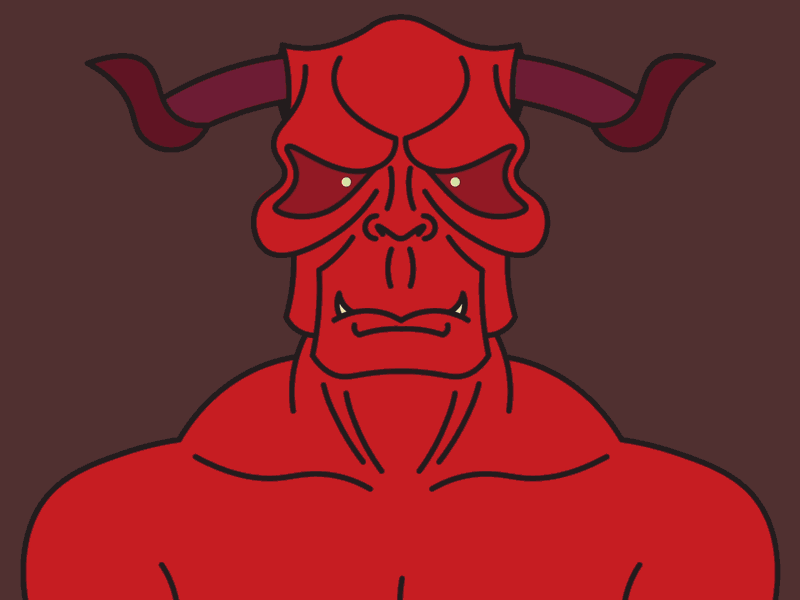 Demon by James Millington on Dribbble