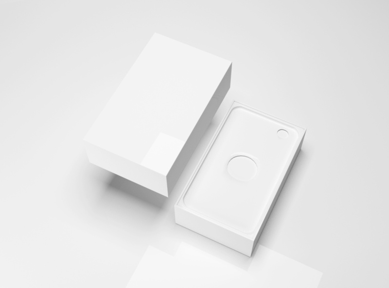 iphone box by sorky on Dribbble